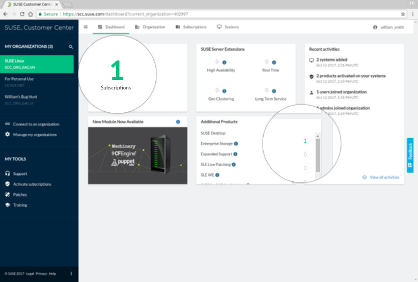 SUSE Customer Center